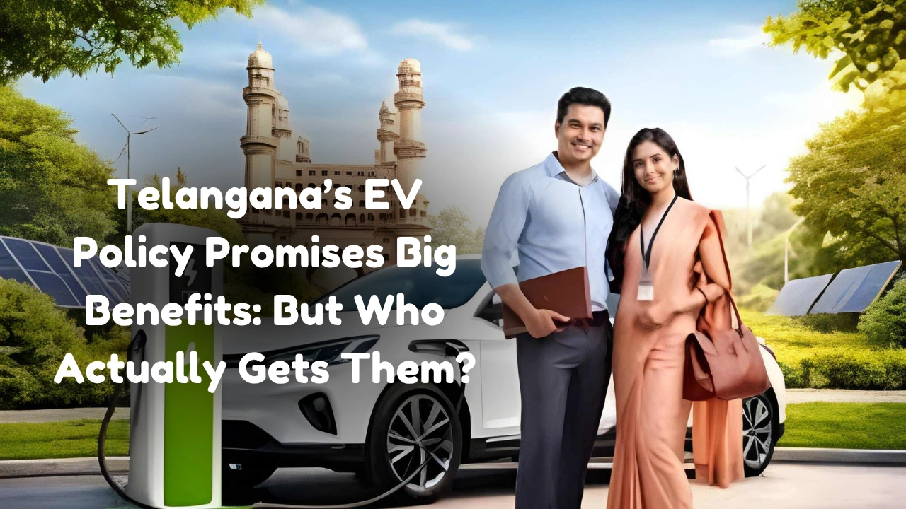 Telangana’s EV Policy Promises Big Benefits: But Who Actually Gets Them?