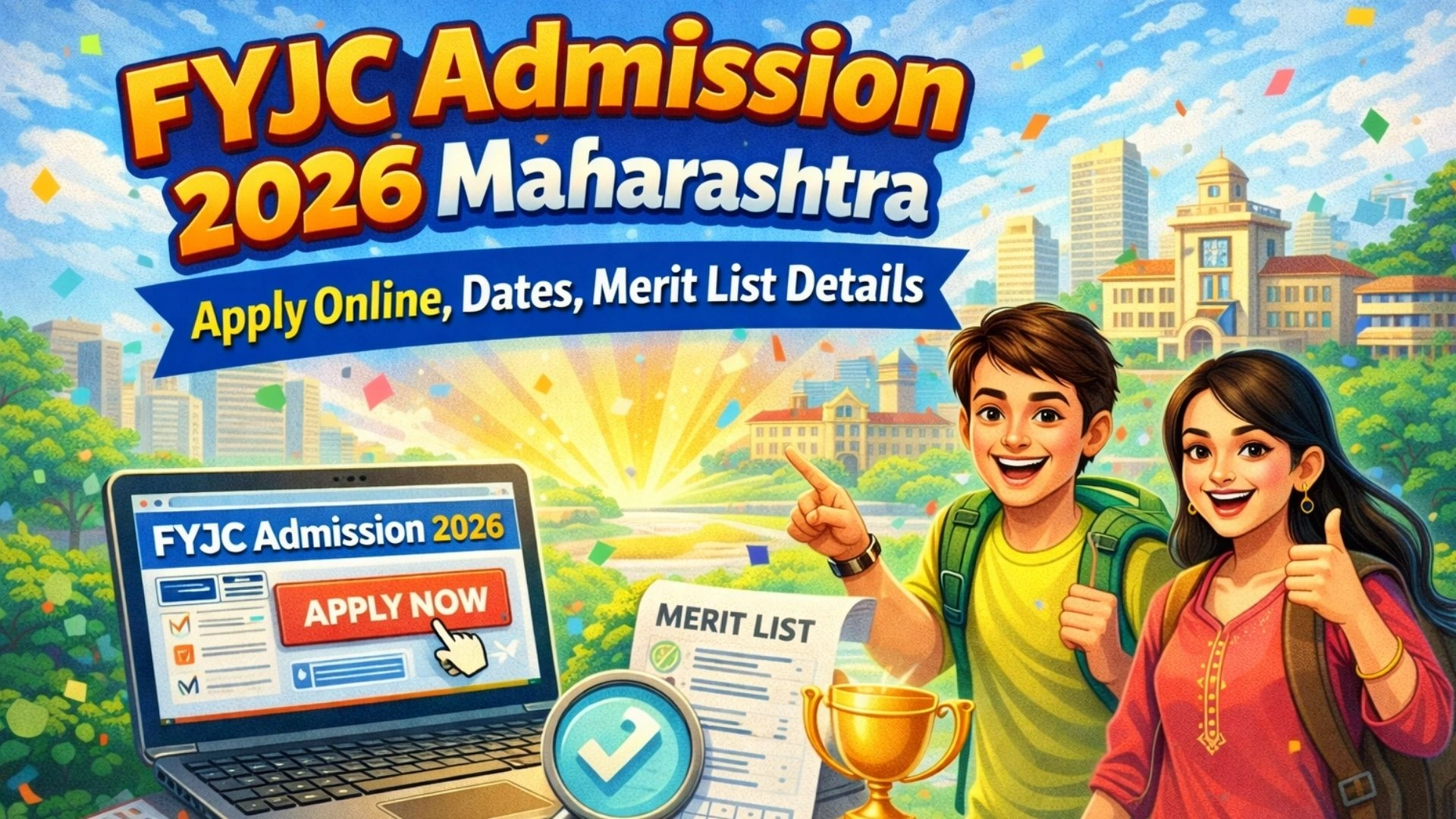 FYJC Admission 2026 Maharashtra: Apply Online, Dates, Merit List Details
