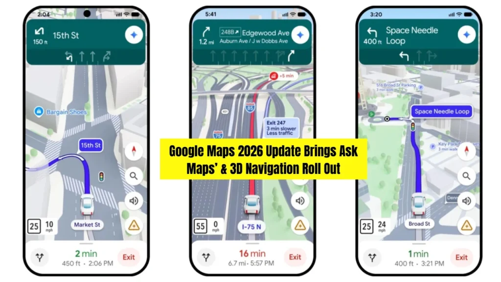 Google Maps 2026 Update Brings Ask Maps’ & 3D Navigation Roll Out