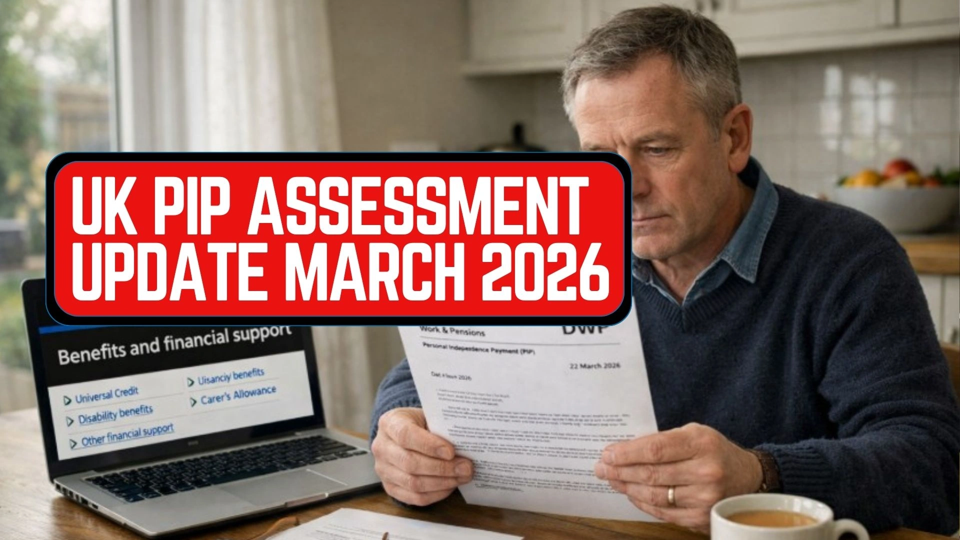 UK PIP assessment update March 2026 — new evaluation rules alter claim ...